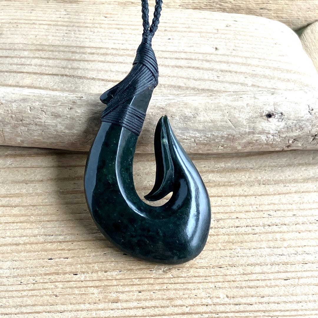 Large Hei Matau Fish Hook Maui Hook Makau Pendant Necklace in Wyoming ...