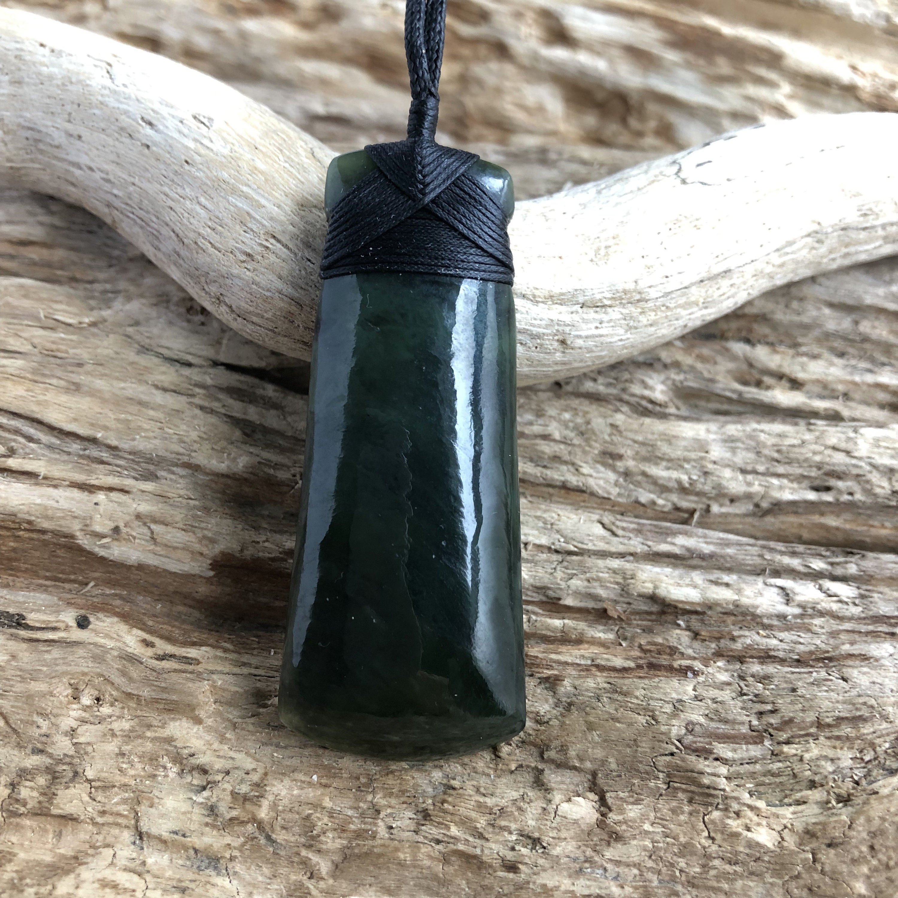 New Zealand Pounamu Greenstone Jade Toki Adze Pendant / - Etsy