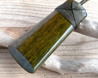New Zealand Pounamu Jade Greenstone Toki Adze Pendant / - Etsy