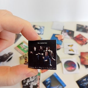 1/10 Scale Miniature Vinyl Records Vintage, Mini Vinyl Record - Etsy