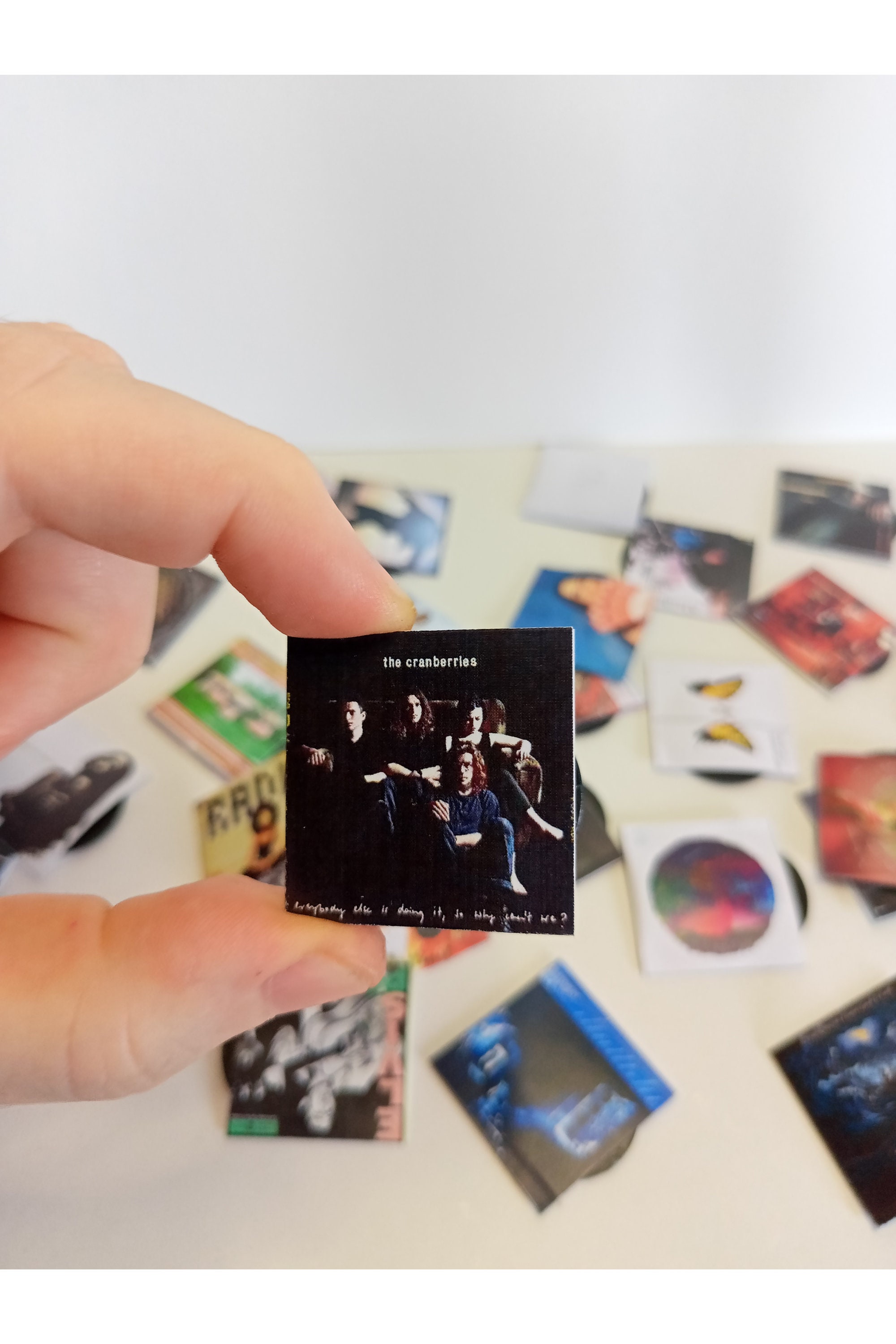 1/12 Scale Miniature Vinyl Records Vintage, Mini Vinyl Record - Etsy