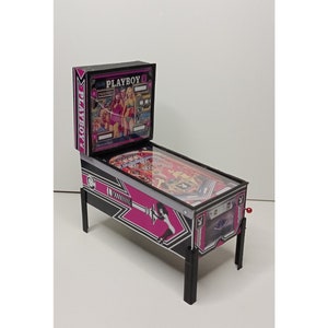 1/12 Scale Pinball Machine, Handmade Miniature Dollhouse, 80s 90s Retro ...