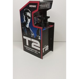 TERMINATOR 1/12 Scale Mini Arcade Cabinet, Miniature Dollhouse 80s 90s ...