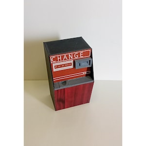 Arcade Change Machine 1/12 Scale, Miniature Vending Machines, Dollhouse ...