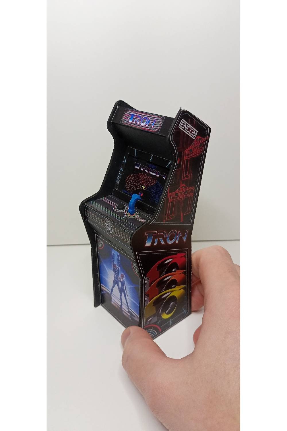TRON 1/12 Scale Mini Arcade Cabinet - With Light - Etsy