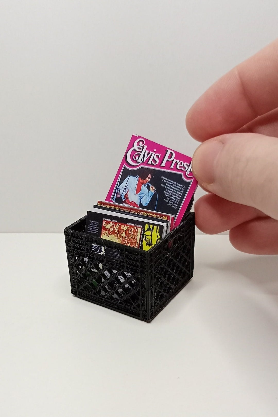 1/10 Scale Miniature Vinyl Records Vintage, Mini Vinyl Record - Etsy