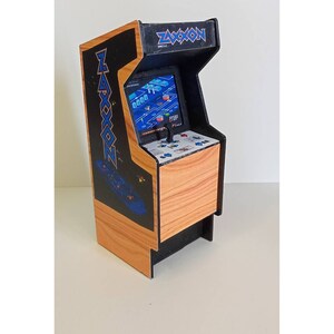 ZAXXON 1/12 Scale Mini Arcade Cabinet, Miniature Dollhouse 80s 90s Mini ...