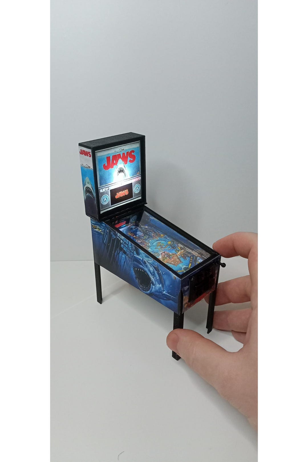 1/12 Scale Pinball Machine, Miniature Dollhouse, 80s 90s Retro Game ...