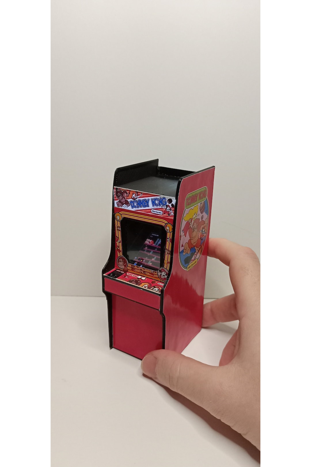 1/12 Scale Mini Arcade Cabinet, Miniature Dollhouse 80s 90s Mini Arcade ...