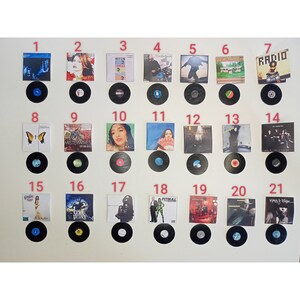 1/10 Scale Miniature Vinyl Records Vintage, Mini Vinyl Record - Etsy