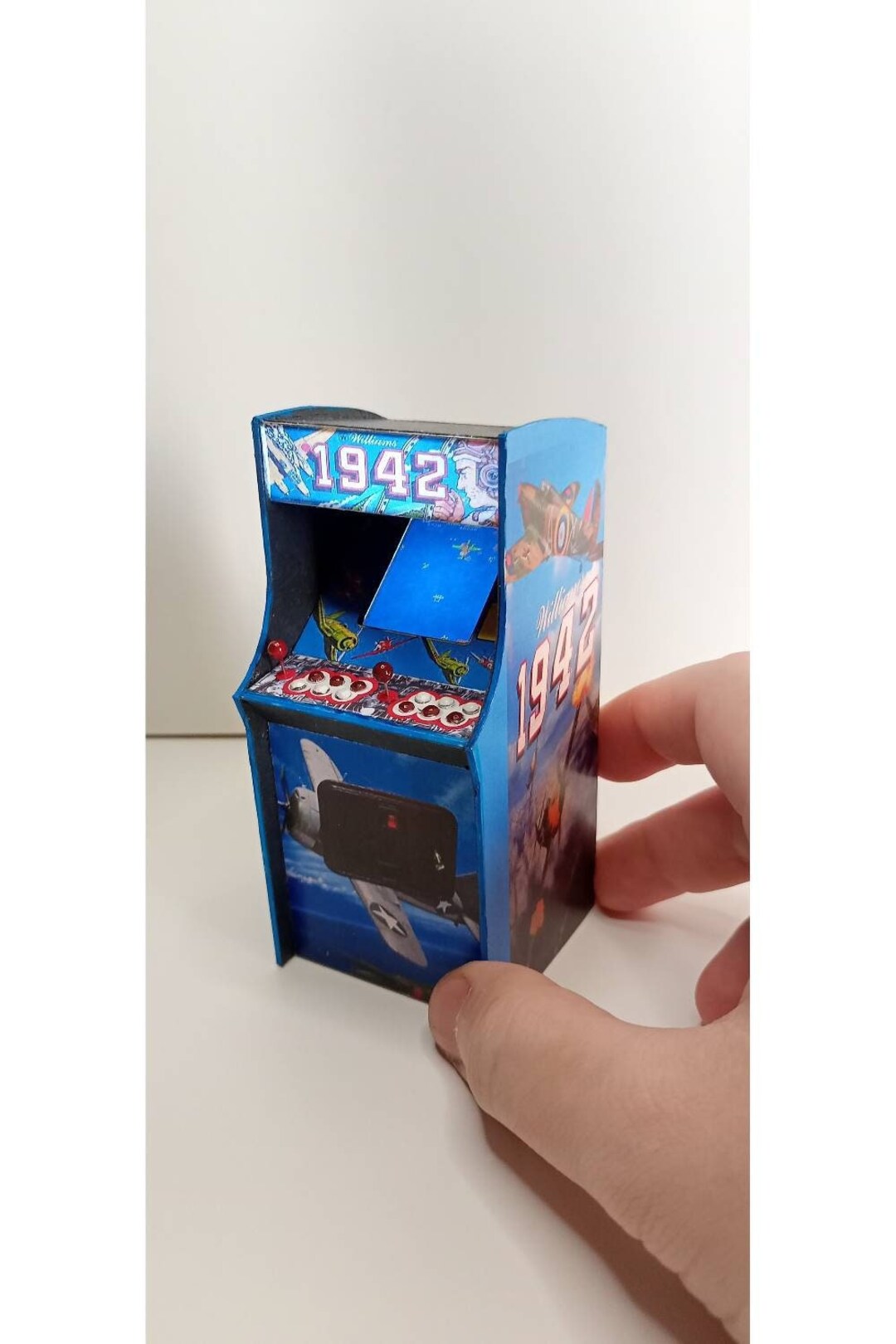 1942 - 1/12 Scale Arcade Cabinet, Handmade Miniature Dollhouse, Mini ...