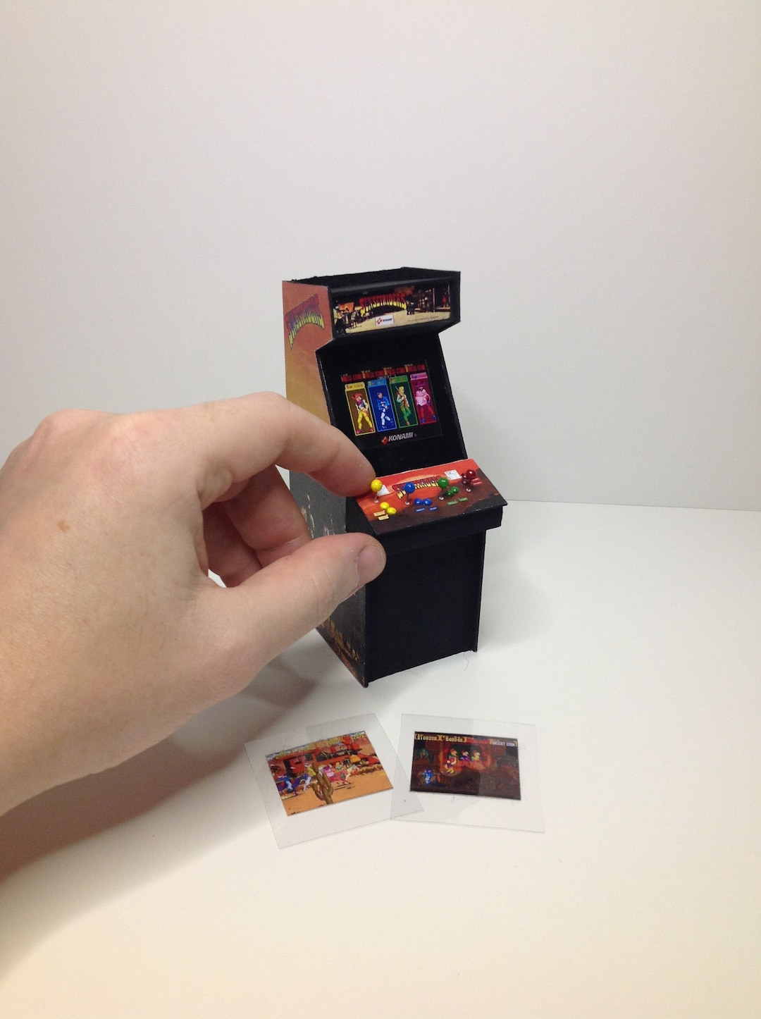 SUNSET RIDERS 1/12 Scale Mini Arcade Cabinet - With Light - Etsy