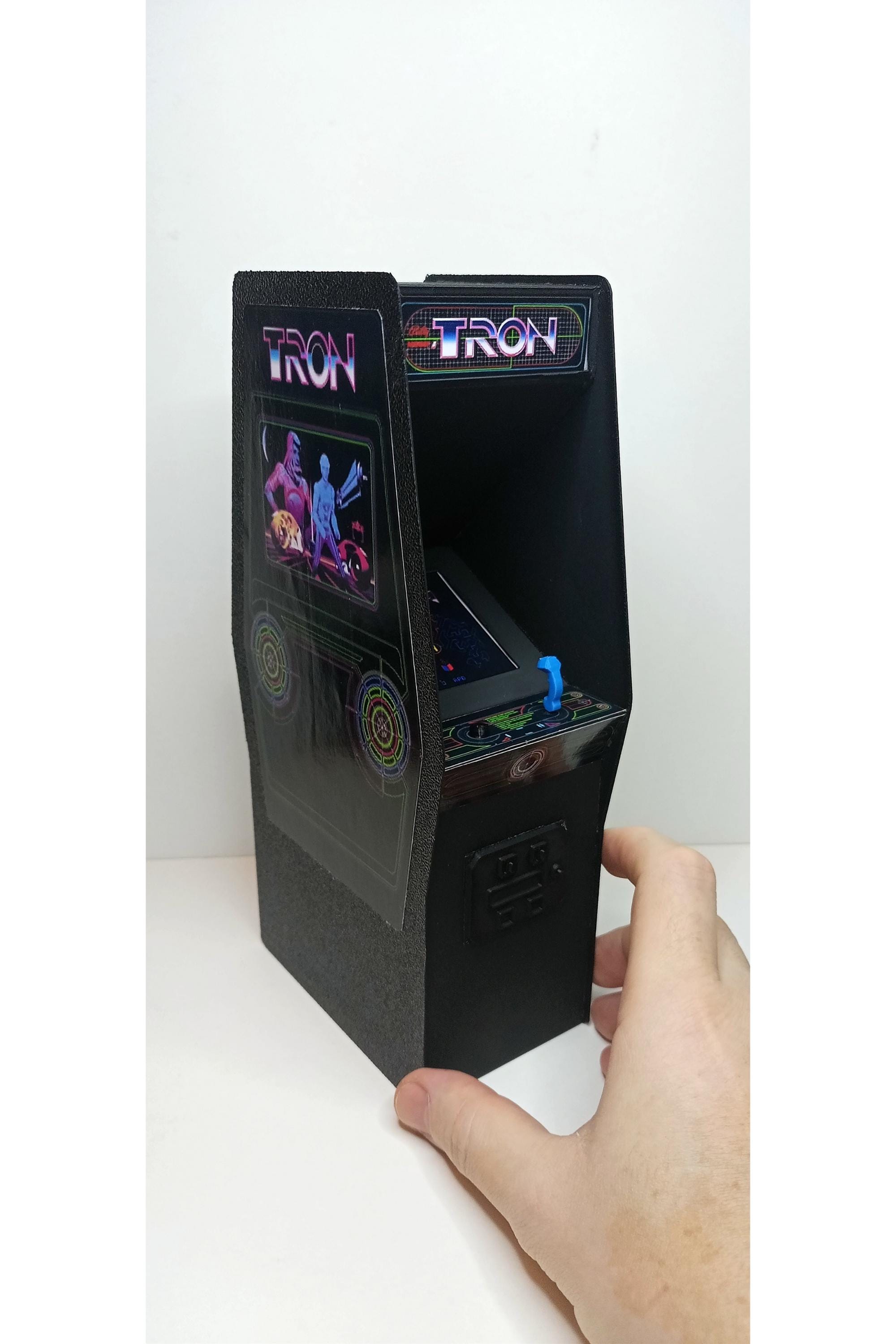 TRON 1/6 Scale Mini Arcade Cabinet WITH LIGHT - Etsy