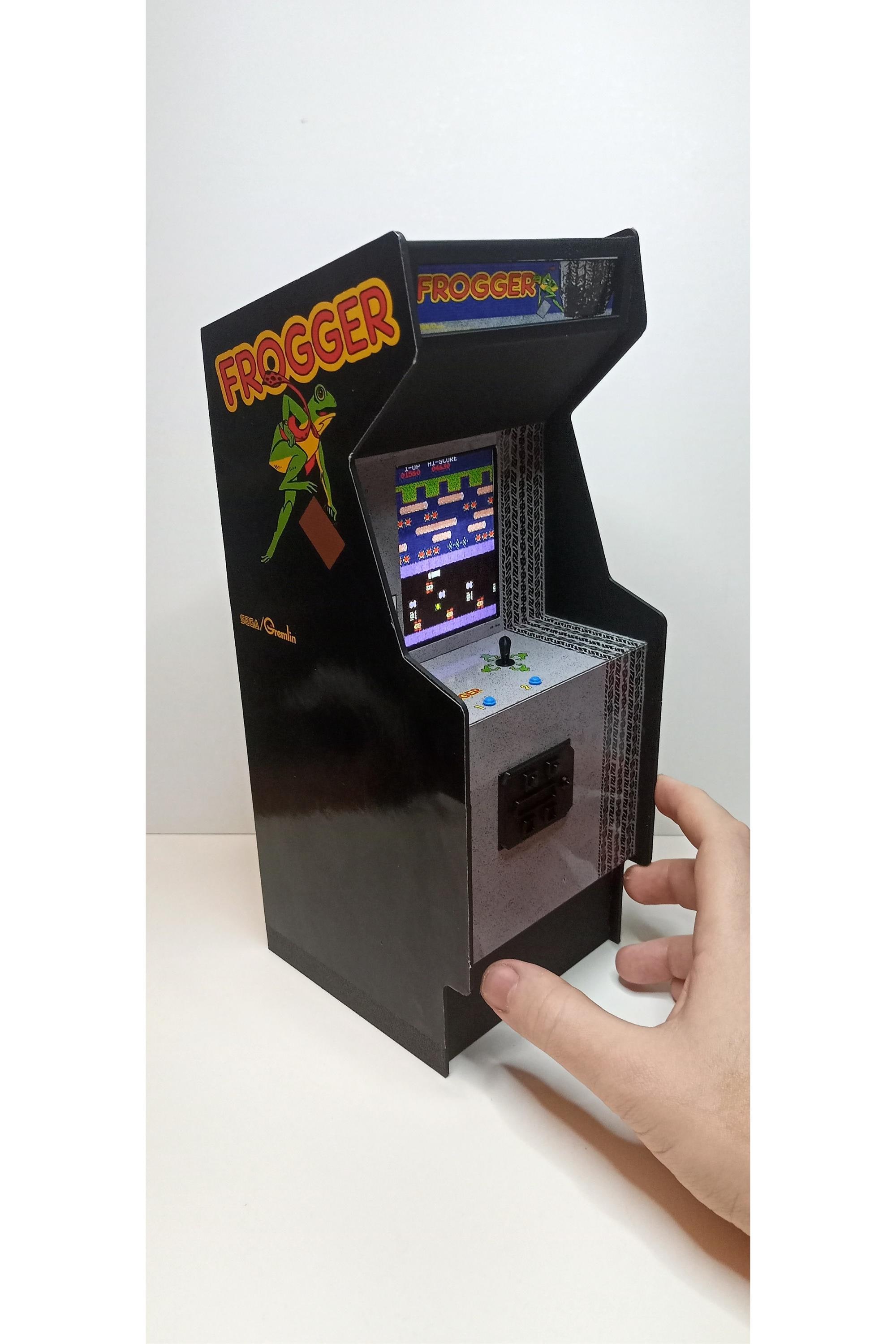 FROGGER 1/6 Scale Mini Arcade Cabinet WITH LIGHT - Etsy