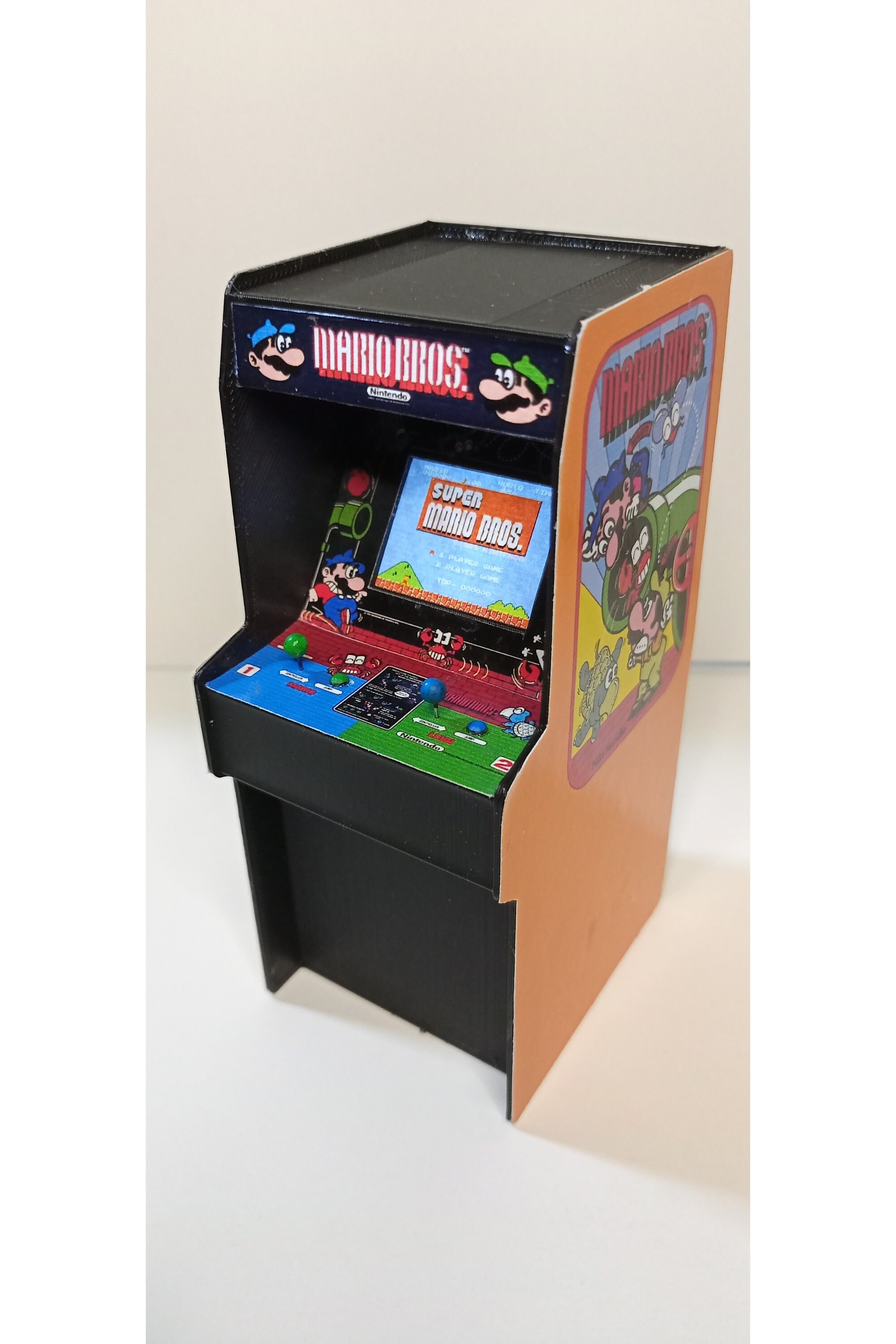 MARIO BROS 1/12 Scale Mini Arcade Cabinet Machine Gifts - With Light - Etsy