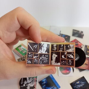 1/10 Scale Miniature Vinyl Records Vintage, Mini Vinyl Record - Etsy