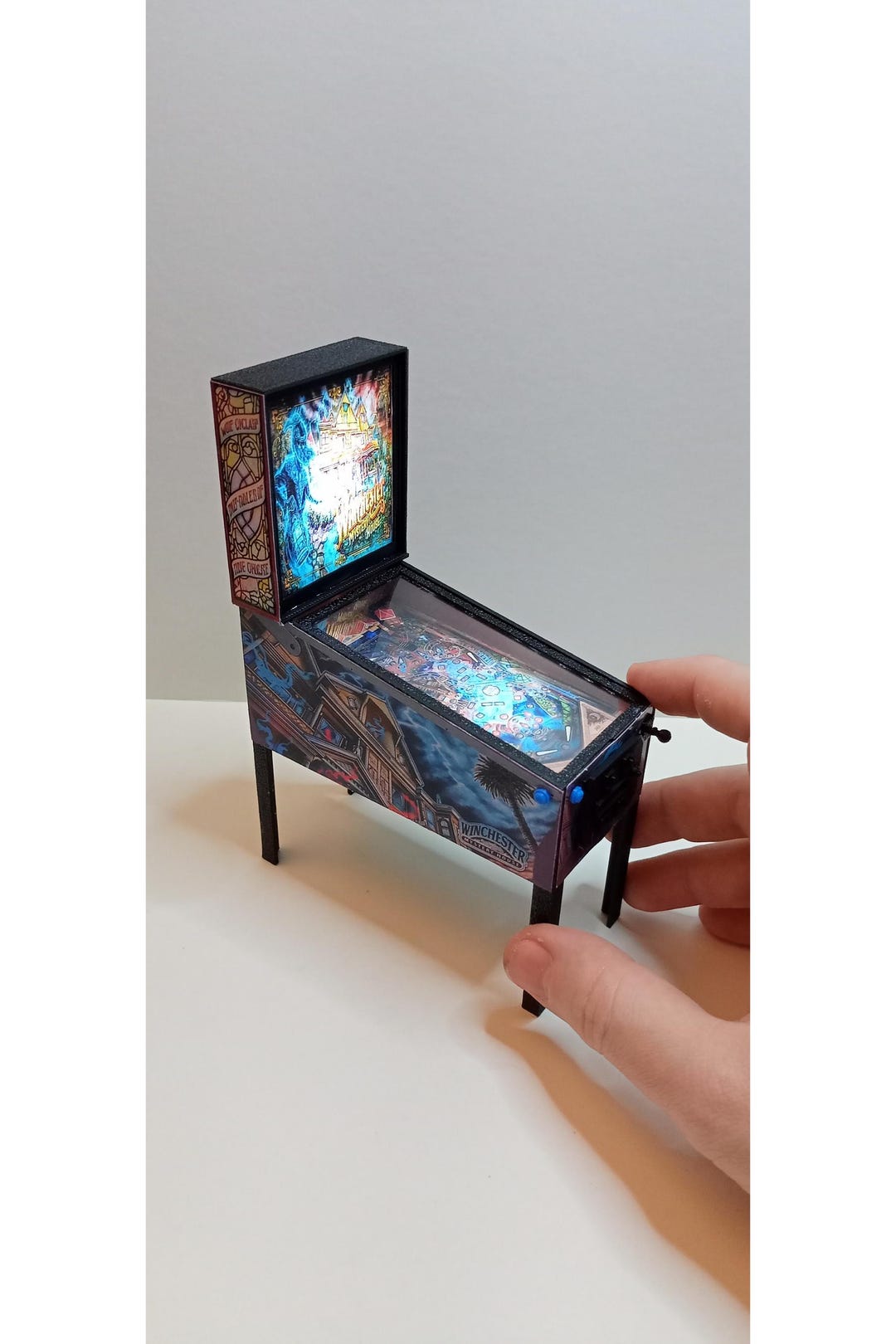 MYSTERY 1/12 Scale Mini Pinball Machine Gifts - WITH LIGHT - Etsy