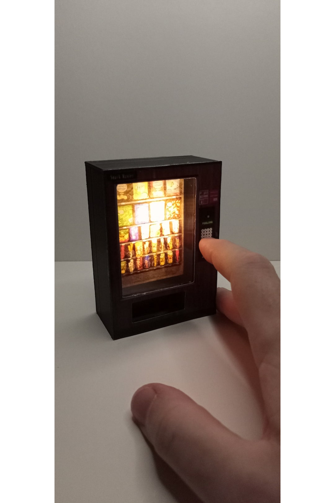 1/18 Scale Snack Vending Machines, Hand Made Miniature Illuminated ...