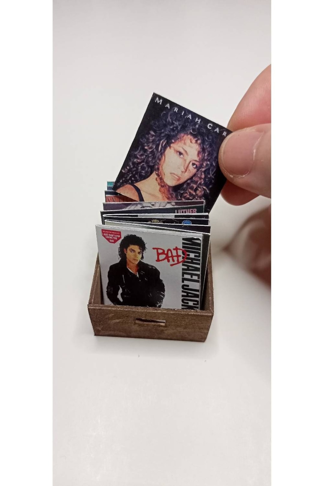 1/10 Scale Miniature Vinyl Records Vintage, Mini Vinyl Record - Etsy