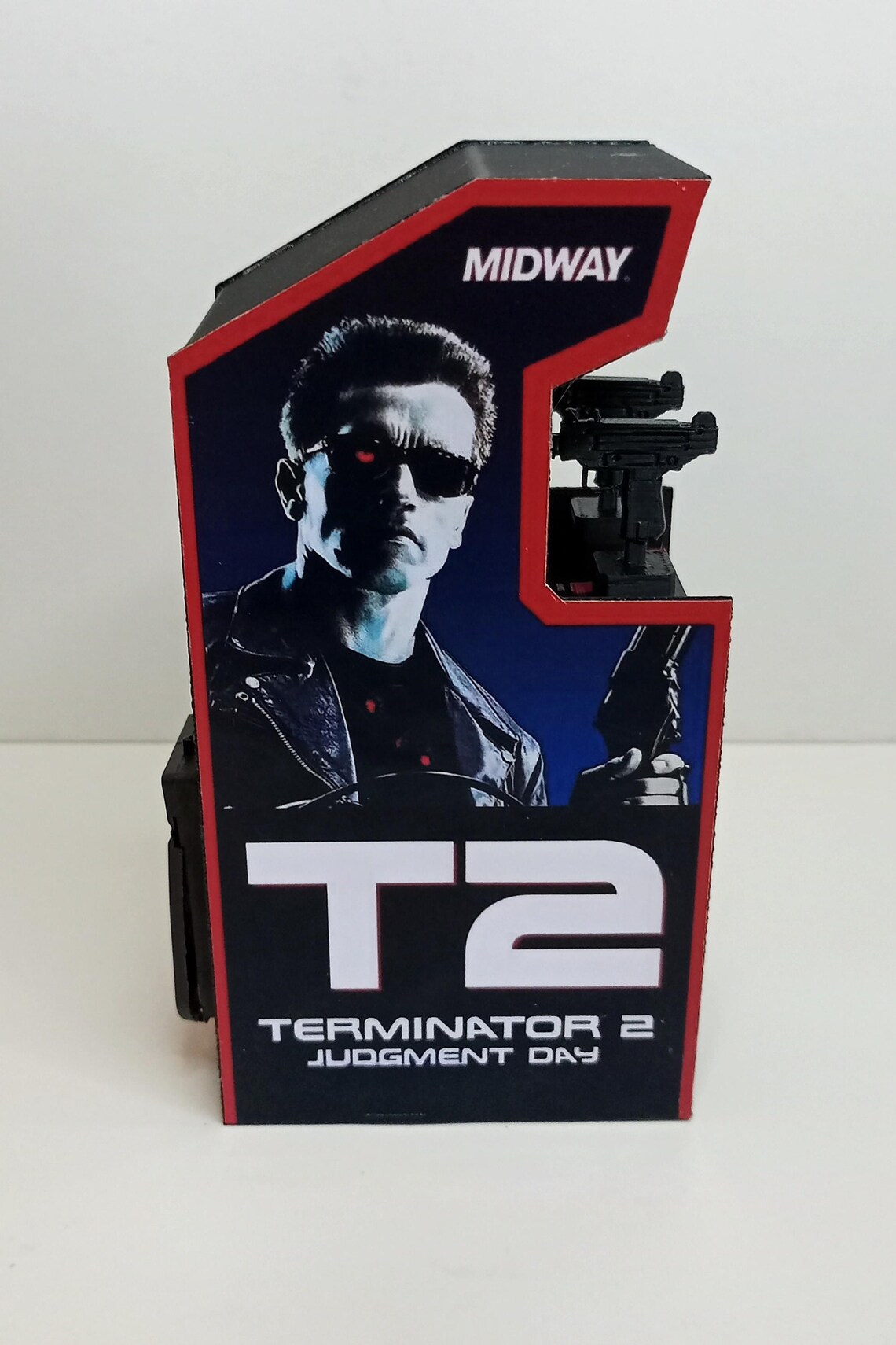 TERMINATOR 1/12 Scale Mini Arcade Cabinet Machine Gifts - With Light - Etsy