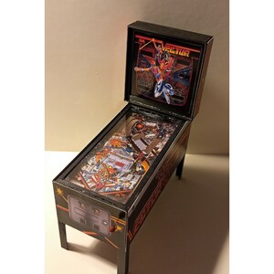 VECTOR 1/12 Scale Pinball Machine, Handmade Miniature Dollhouse, 80s ...