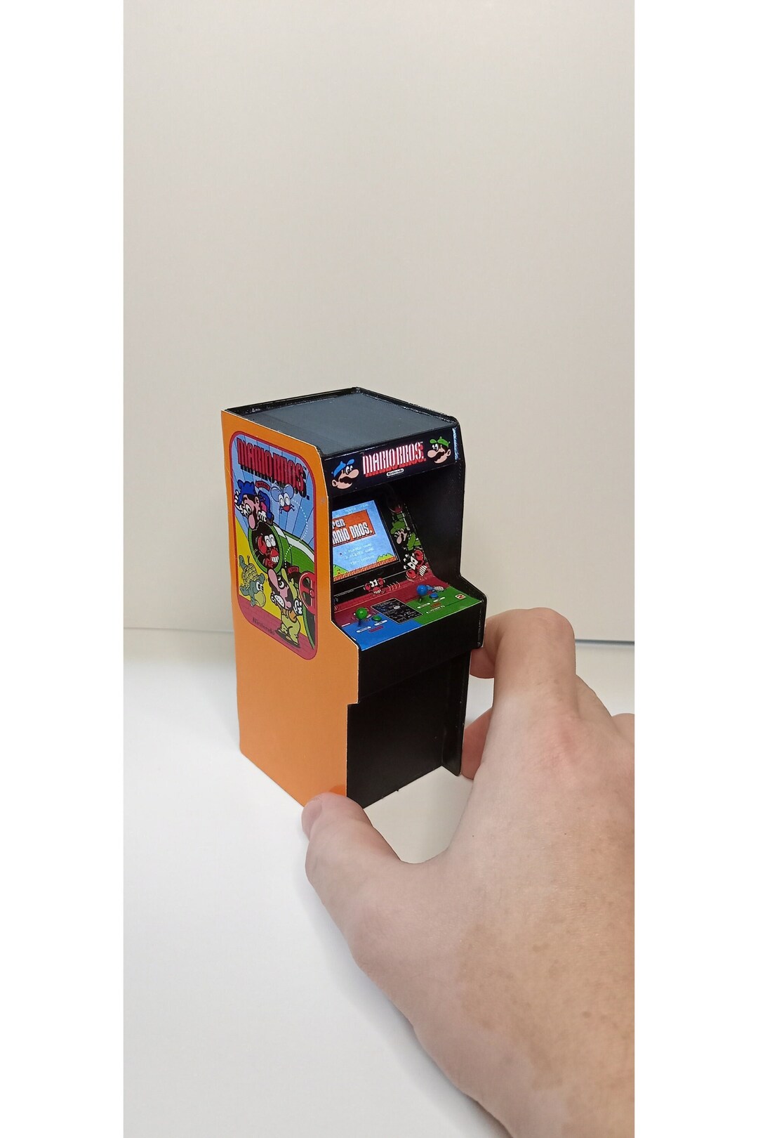 1/12 Scale Mini Arcade Cabinet, Miniature Dollhouse 80s 90s Mini Arcade ...