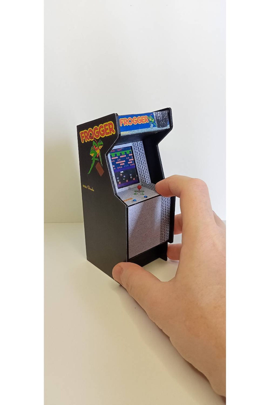 1/12 Scale Mini Arcade Cabinet, Miniature Dollhouse 80s 90s Mini Arcade ...