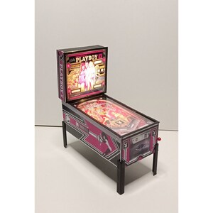 1/12 Scale Pinball Machine, Handmade Miniature Dollhouse, 80s 90s Retro ...