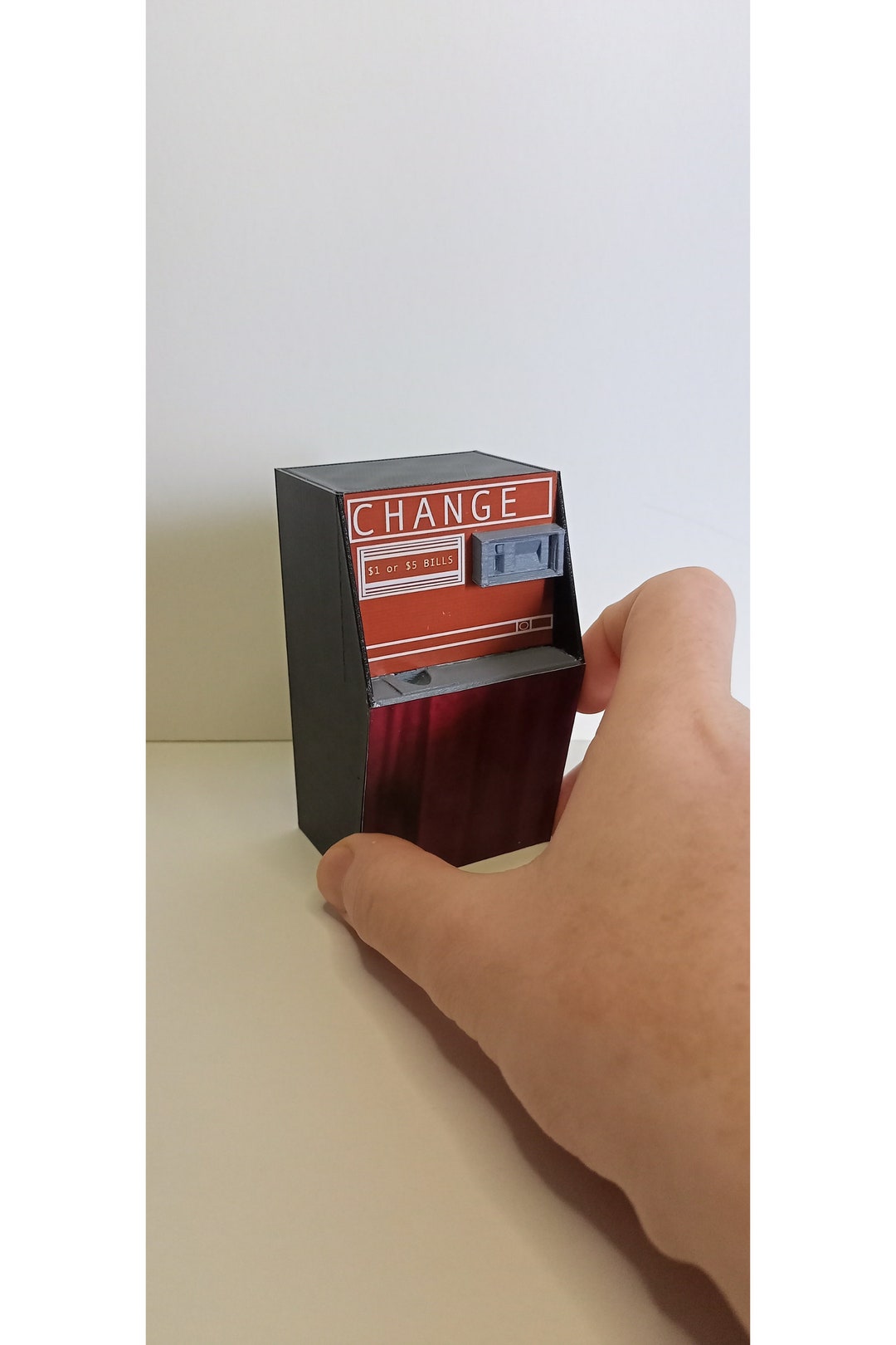 Arcade Change Machine 1/12 Scale, Miniature Vending Machines, Dollhouse ...