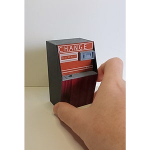 Arcade Change Machine 1/12 Scale, Miniature Vending Machines, Dollhouse ...