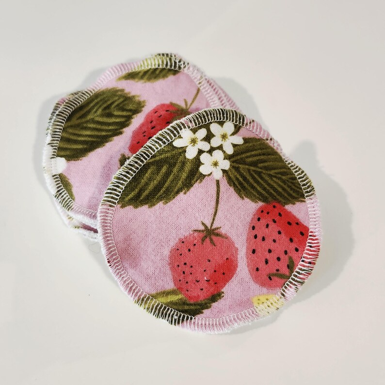 Assorted Print Cotton Flannel Face Rounds, 7 Day Pack, Reusable Makeup ...