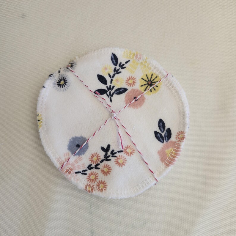 Assorted Print Cotton Flannel Face Rounds, 7 Day Pack, Reusable Makeup ...