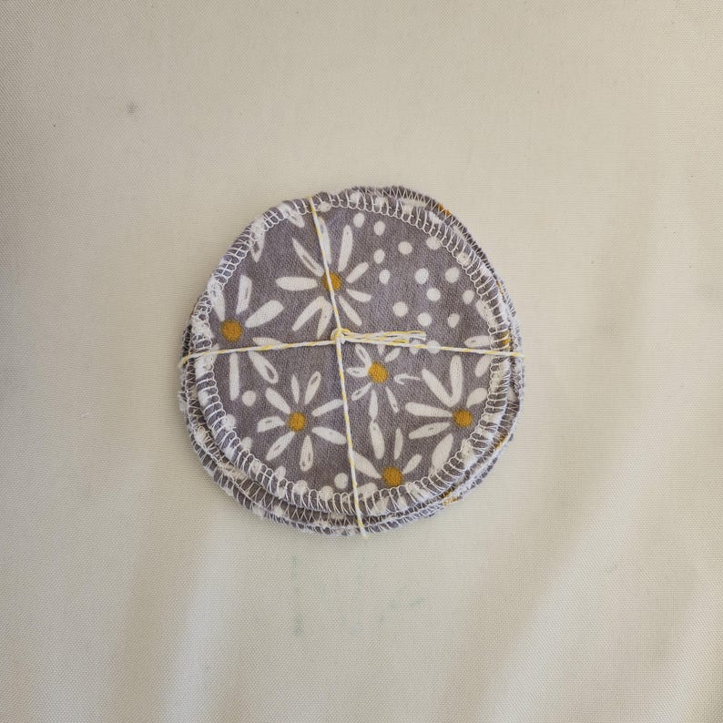 Assorted Print Cotton Flannel Face Rounds, 7 Day Pack, Reusable Makeup ...