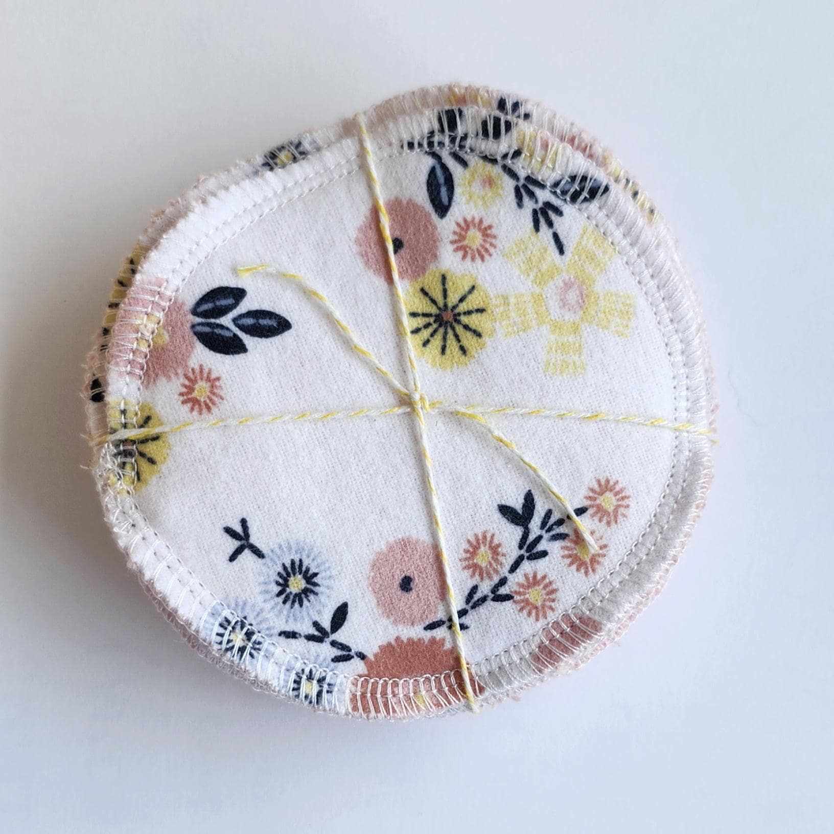 Cotton Flannel and Terry Cloth Face Rounds Assorted Prints, 7 Day Pack ...