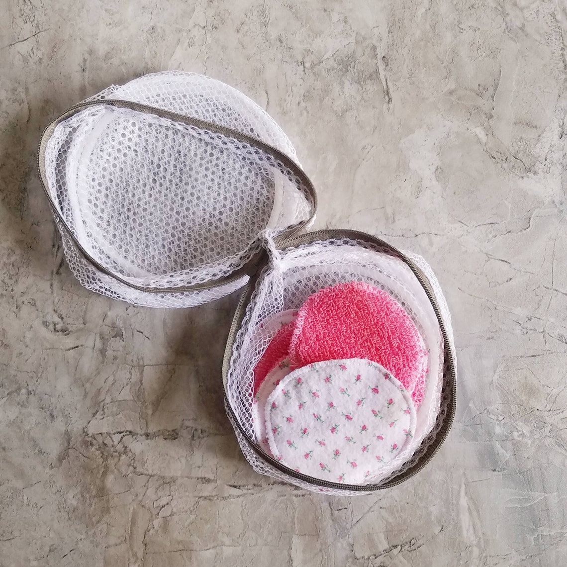 Assorted Print Cotton Flannel Face Rounds, 7 Day Pack, Reusable Makeup ...