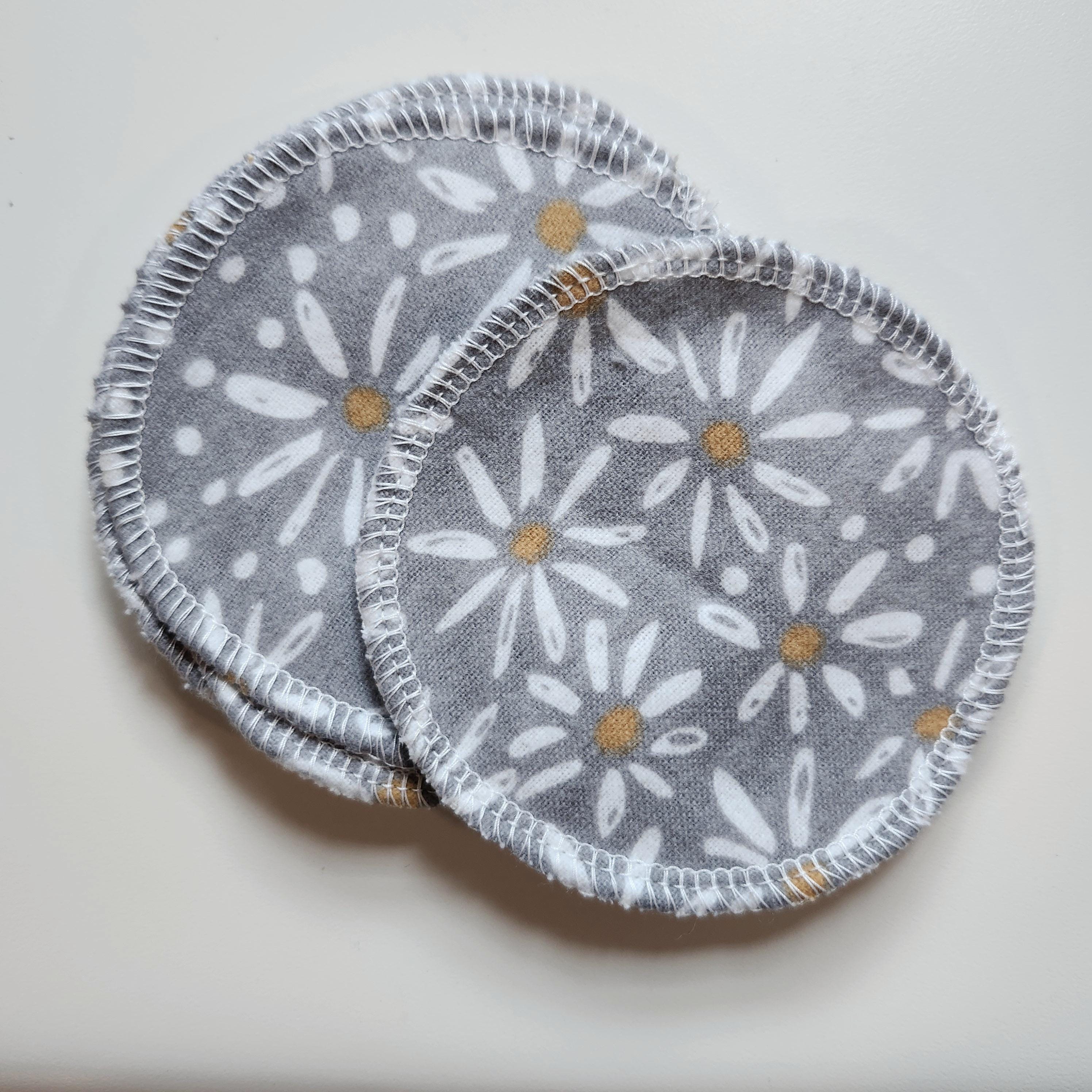 Assorted Print Cotton Flannel Face Rounds, 7 Day Pack, Reusable Makeup ...