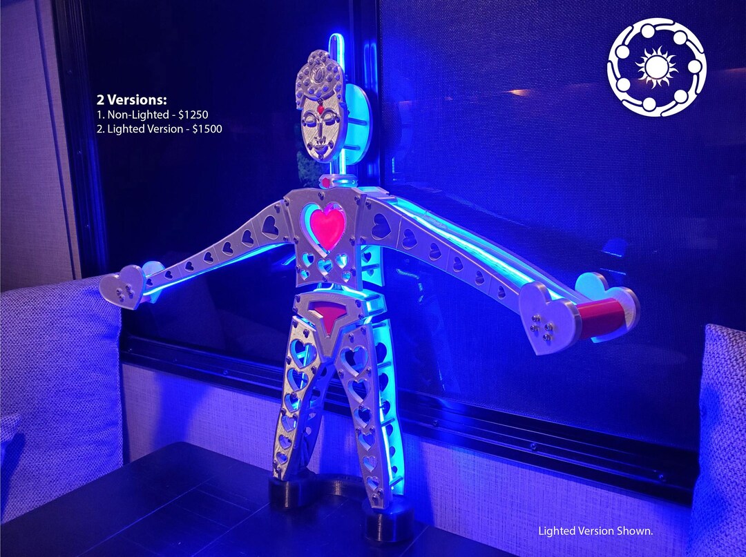 Mini Android Sculpture - Circle of Friends Solo Figure 24x25" - Etsy