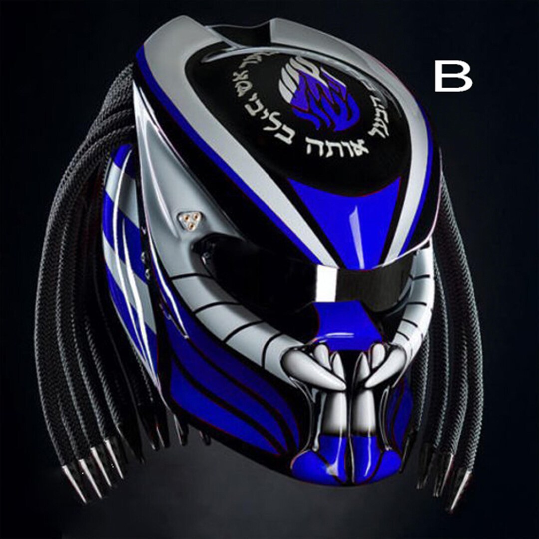 Predator Motorcycle Helmet Color Look Custom DOT & ECE Certified - Etsy