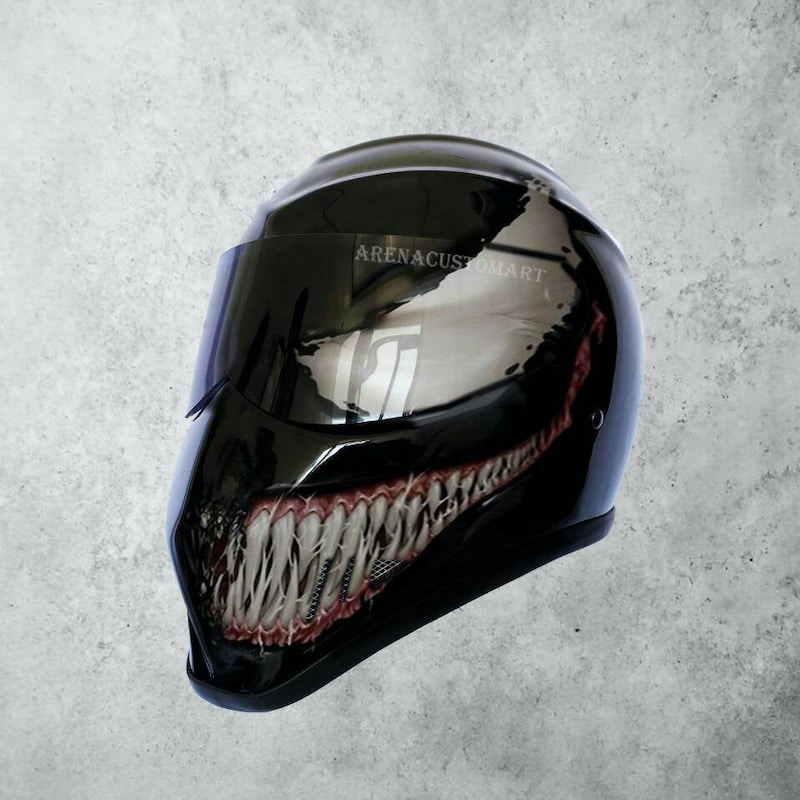 Venom Motorcycle Helmet - Etsy