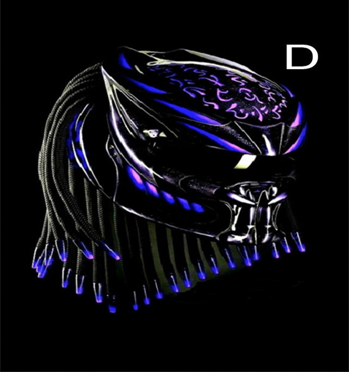Predator Motorcycle Helmet Premium OG Custom DOT & ECE Certified - Etsy