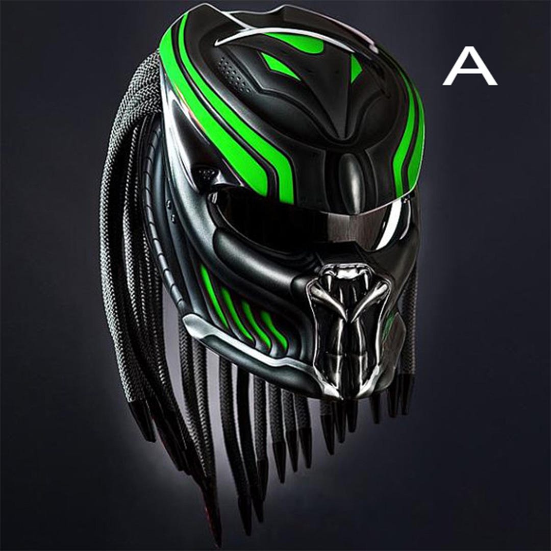 Predator Motorcycle Helmet Premium OG Custom DOT & ECE Certified - Etsy