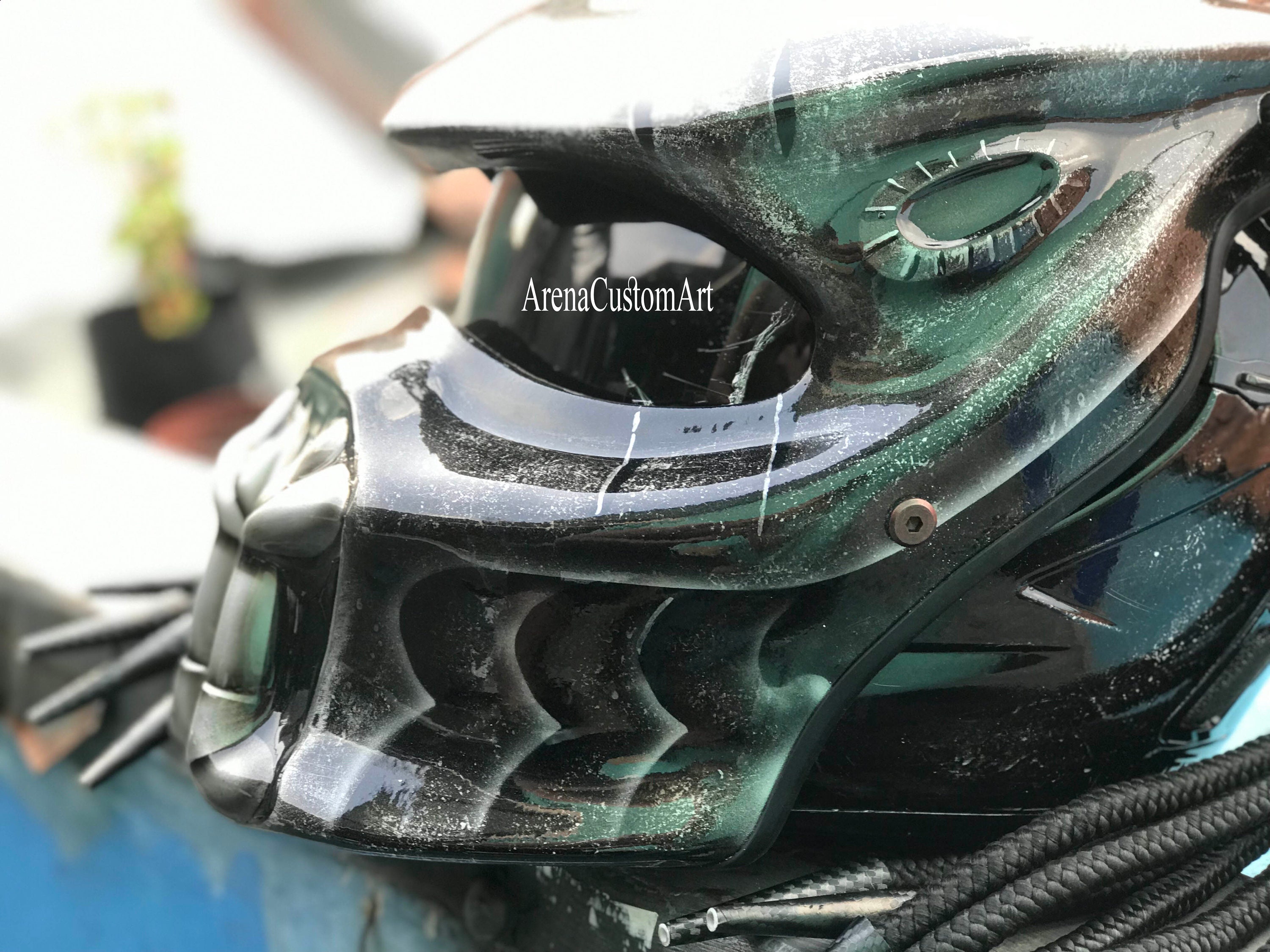 Predator Motorcycle Helmet Premium OG Custom DOT & ECE - Etsy