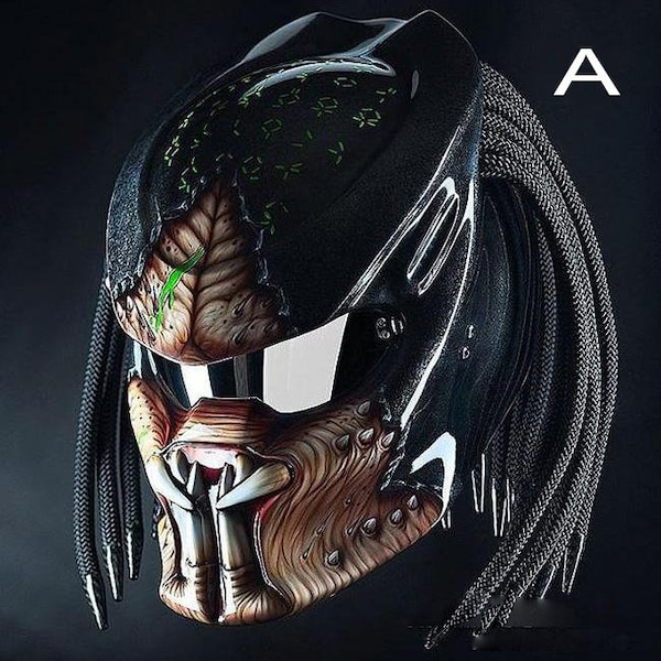 Predator Motorcycle Helmet - Etsy