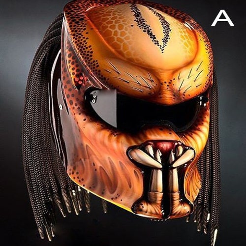 Predator Motorcycle Helmet Premium OG Custom DOT & ECE - Etsy