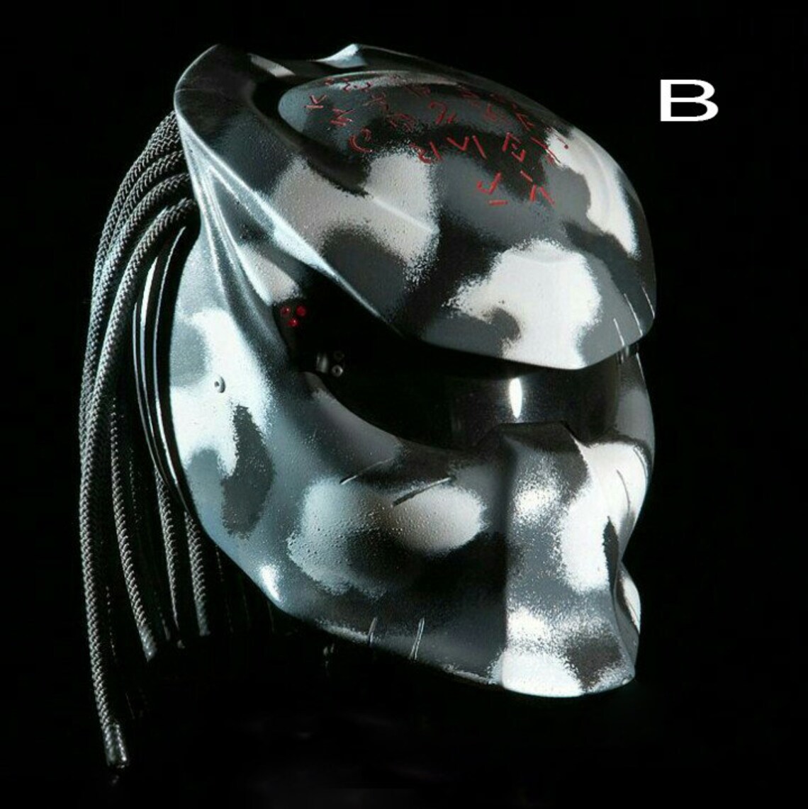 Predator Army War Motorcycle Helmet Premium OG Custom DOT & ECE ...