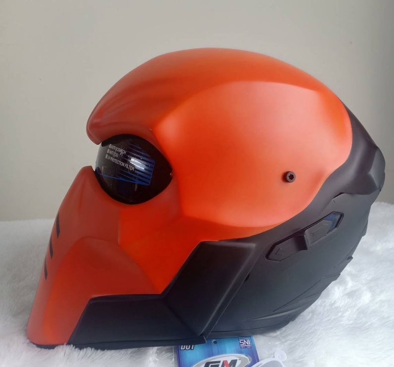 Deathstroke Helmet Type C Motorcycle Custom DOT & ECE - Etsy
