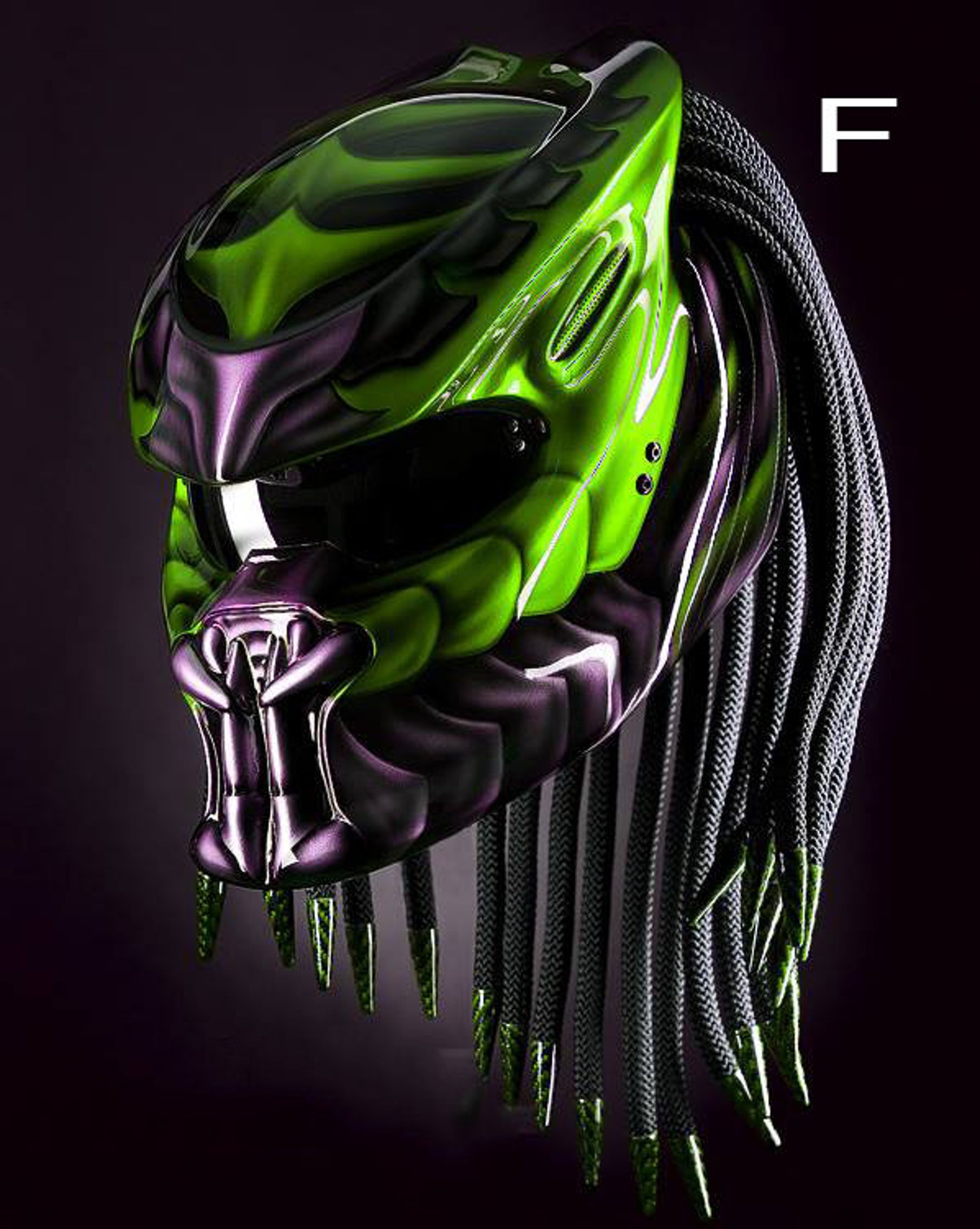 Predator Motorcycle Helmet Premium OG Custom DOT & ECE Certified - Etsy