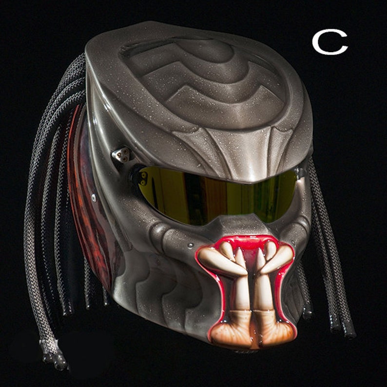 Predator Motorcycle Helmet Premium OG Custom DOT & ECE - Etsy