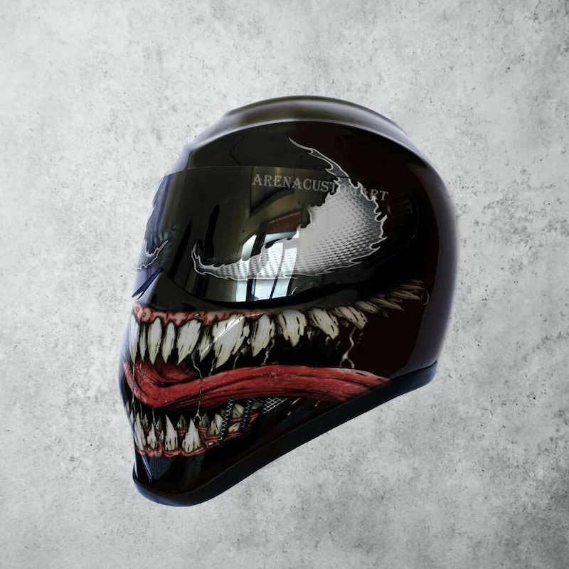 Venom Motorcycle Helmet - Etsy