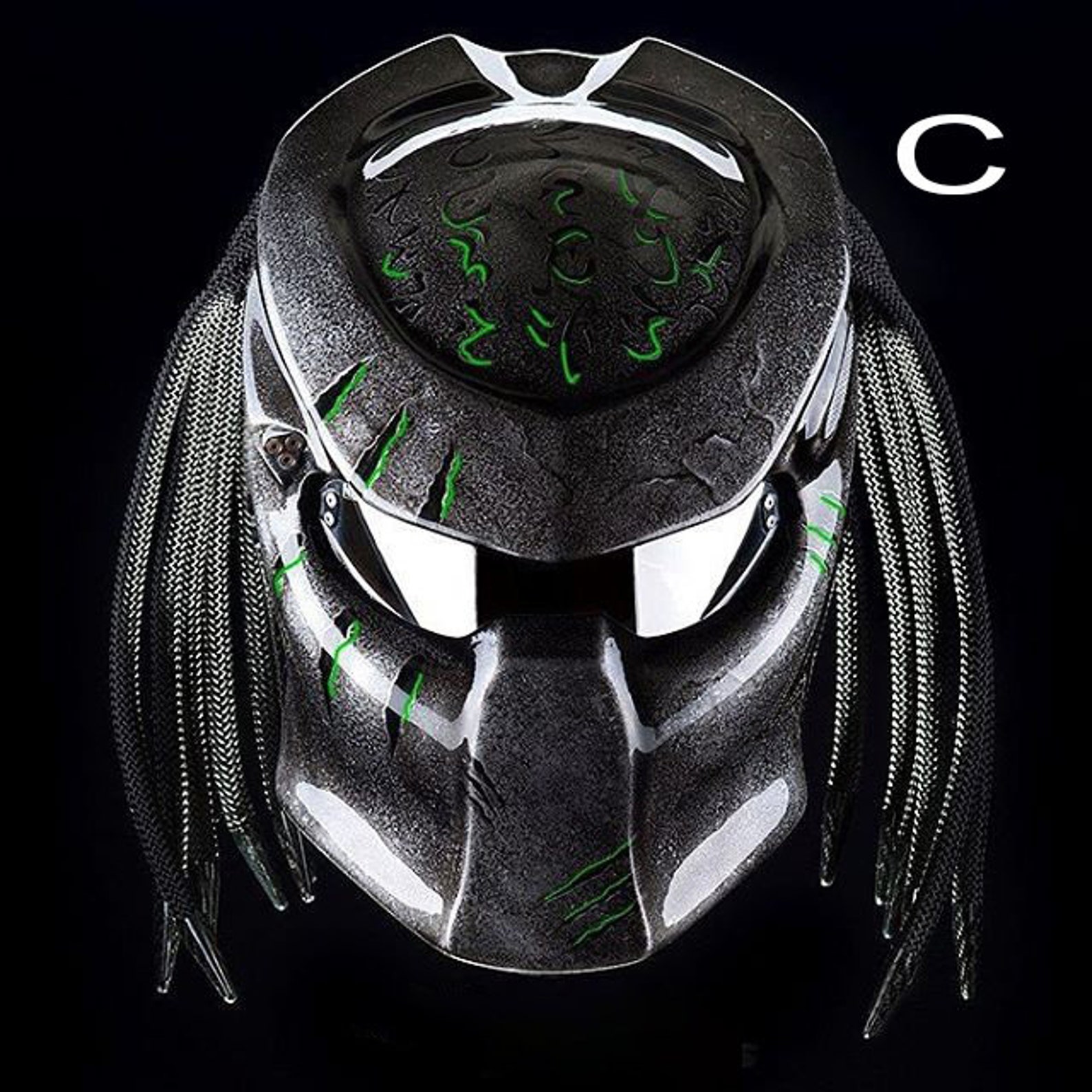 Predator Motorcycle Helmet Premium OG Custom DOT & ECE Certified - Etsy